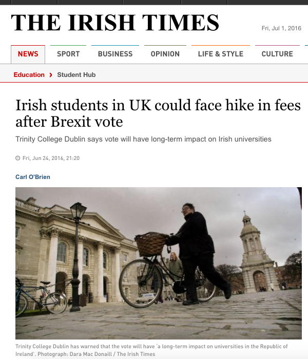 Brexit headlines around the world